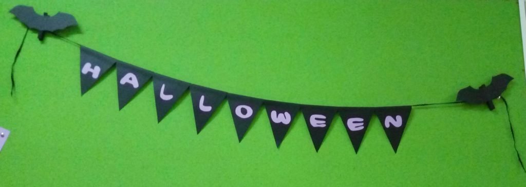 Banderines para Halloween