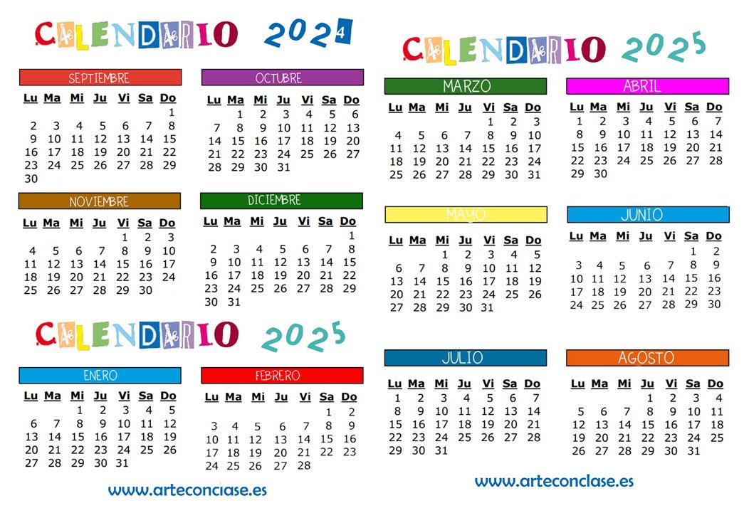 Calendario Escolar 2024-2025